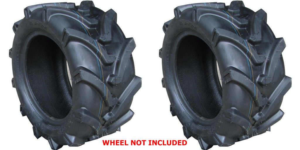 18x8.50-8 OTR Lawn Trac Bar Lug Tubeless Tires 4 ply Rated Heavy Duty ...